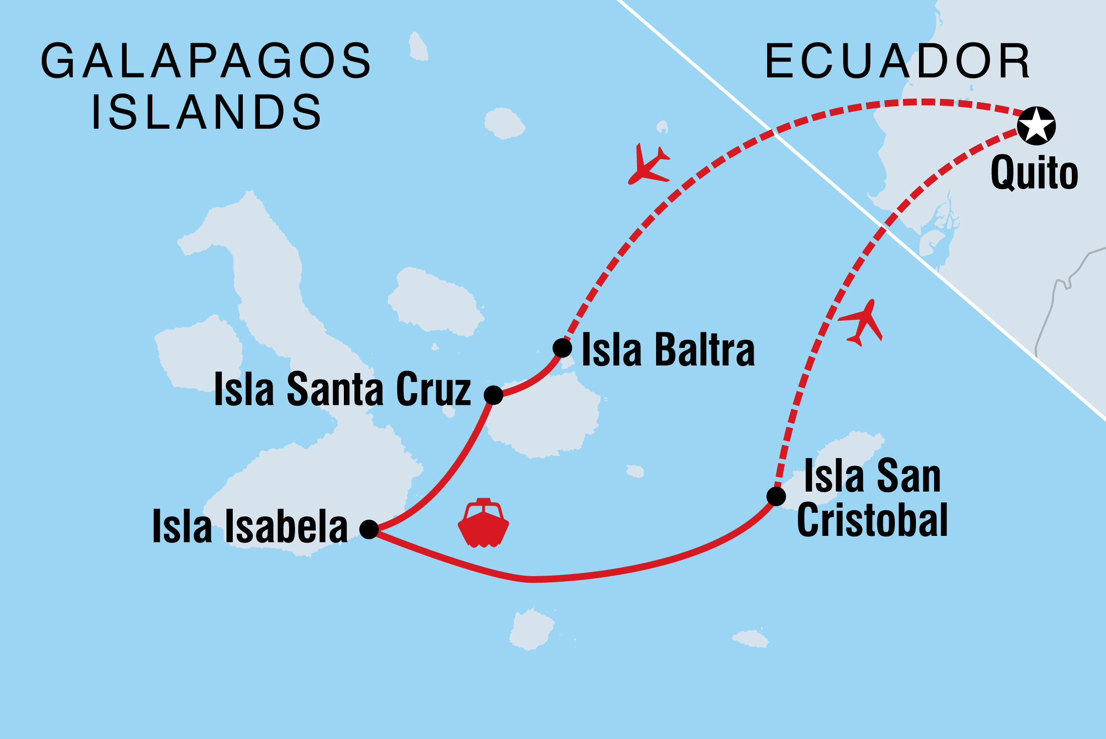 Galapagos land based adventure vacation | Responsible Travel