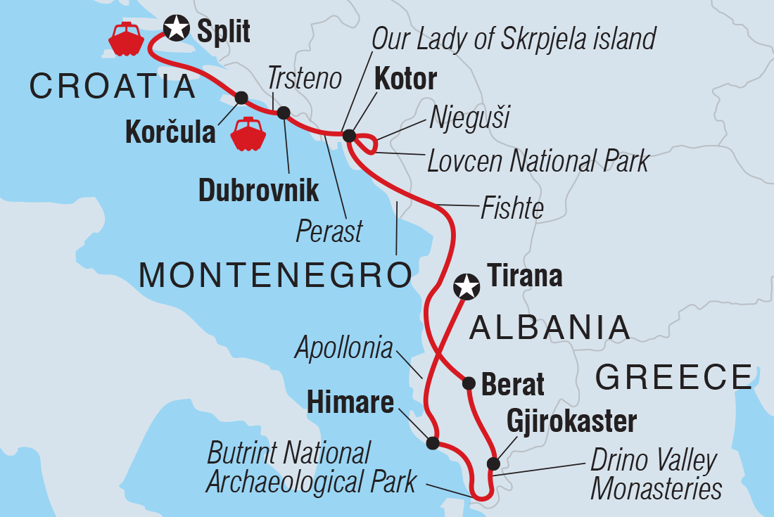 Premium Croatia Montenegro And Albania Trailfinders